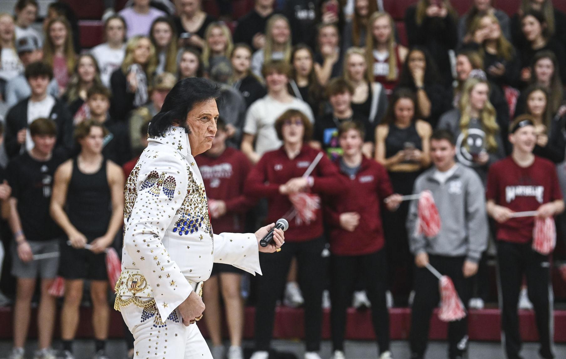 'All shook up': Hartselle High worker Hollis keeps king of rock 'n ...